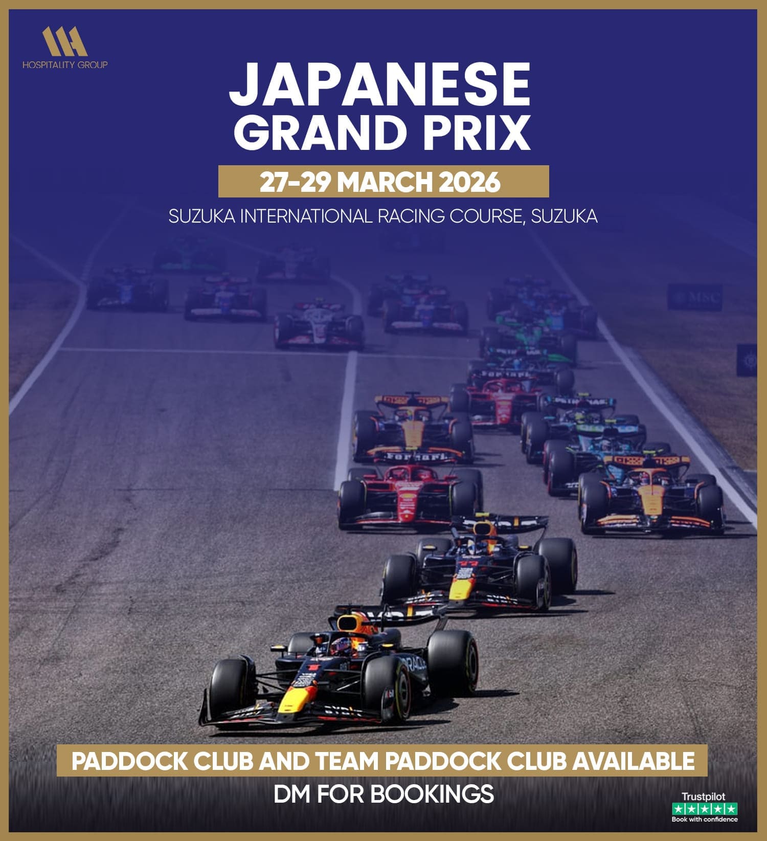 Japanese Grand Prix 2026: Premium Tickets & VIP Hospitality